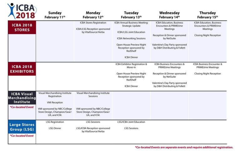 ICBA 2018 Agenda 01 08 18_preview - Independent College Bookstore ...